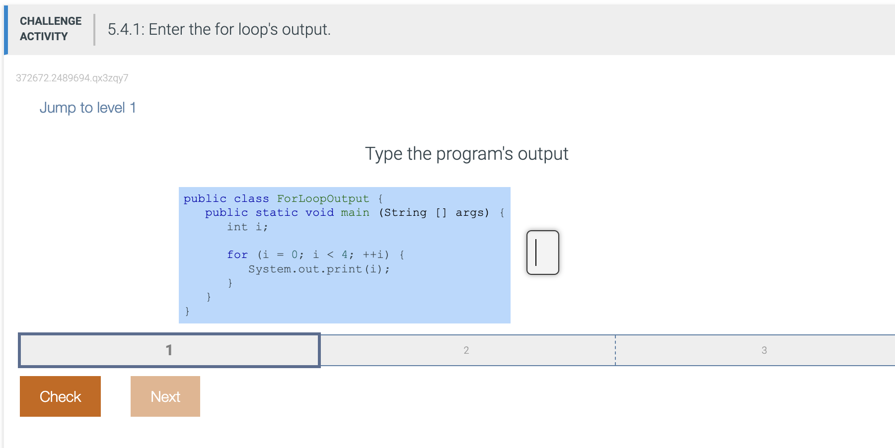 Solved CHALLENGE ACTIVITY 5.4.1: Enter the for loop's | Chegg.com