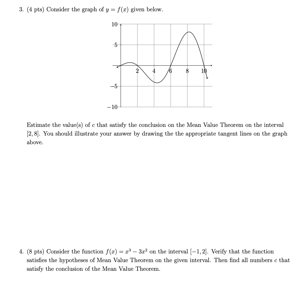 Solved 3. (4 pts) Consider the graph of y f(x) given below | Chegg.com Solved 3. (4 pts) Consider the graph of y f(x) given below | Chegg.com
