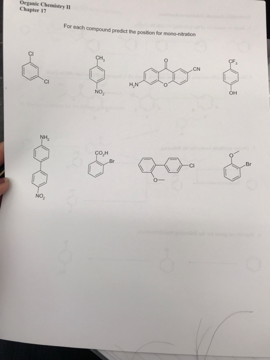 Solved Organic Chemistry II Chapter 17 For each compound | Chegg.com