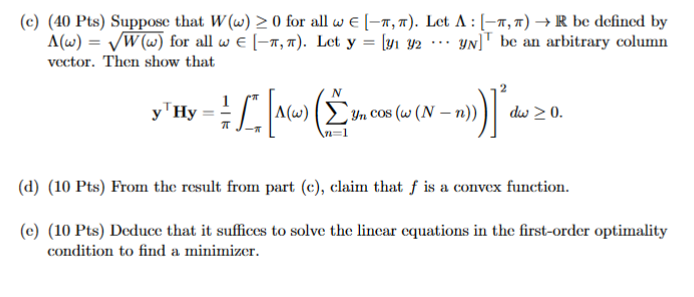 1 [weighted Least Squares Filter Design 100 Pts ]