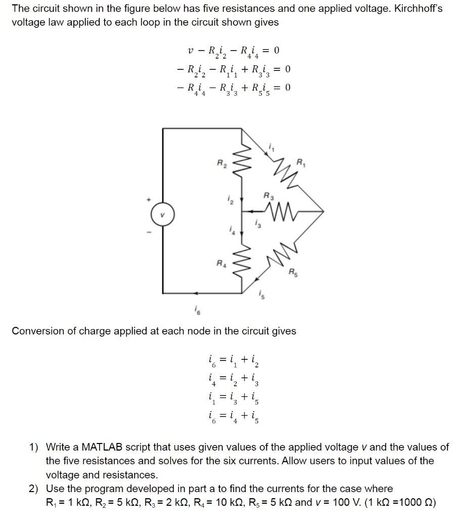 Solved The circuit shown in the figure below has five | Chegg.com