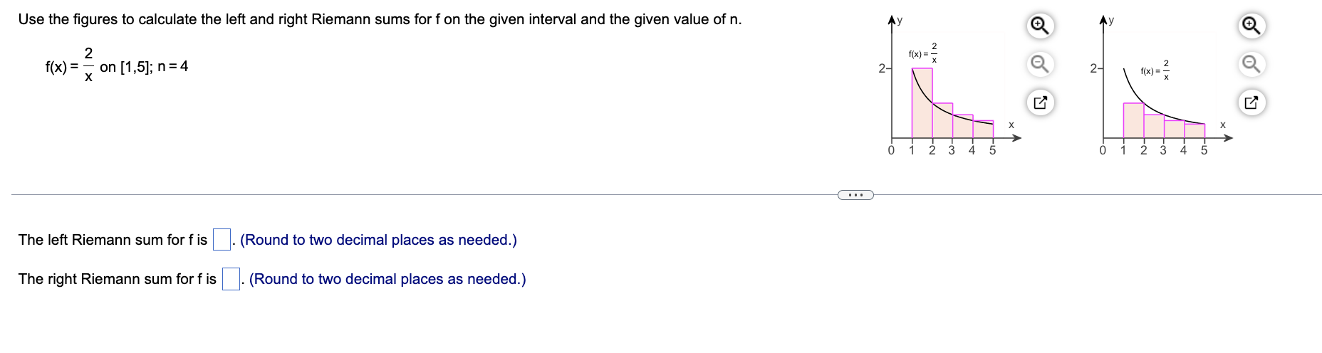 Solved Use the figures to calculate the left and right | Chegg.com