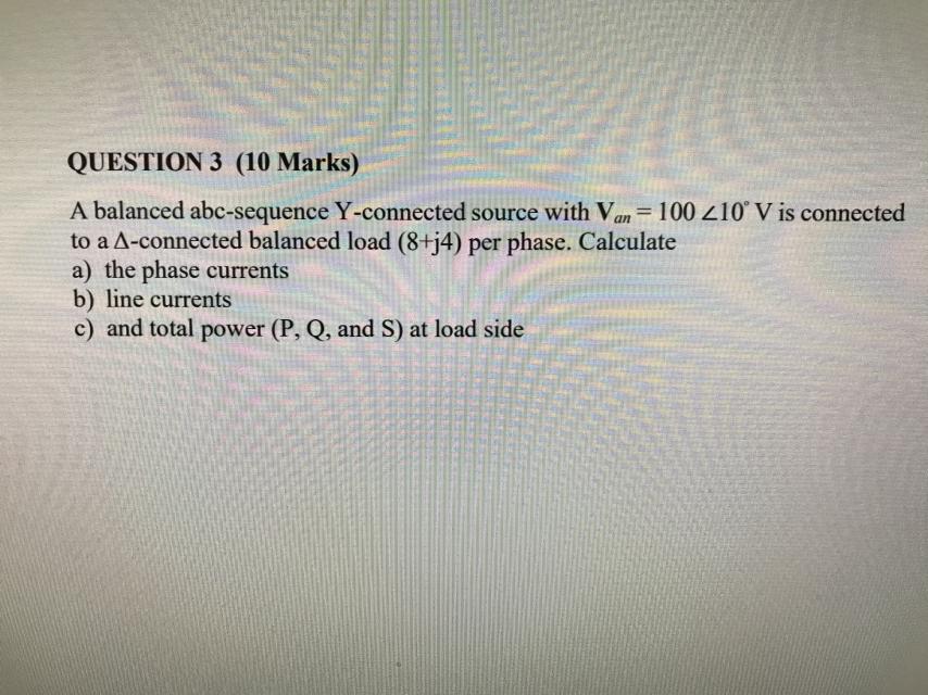 Solved QUESTION 3 (10 Marks) A balanced abc-sequence | Chegg.com
