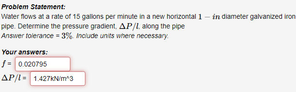 Solved Problem Statement: Water flows at a rate of 15 | Chegg.com