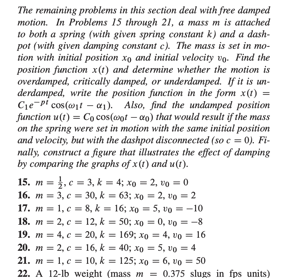 Solved = Cie-pt The remaining problems in this section deal | Chegg.com