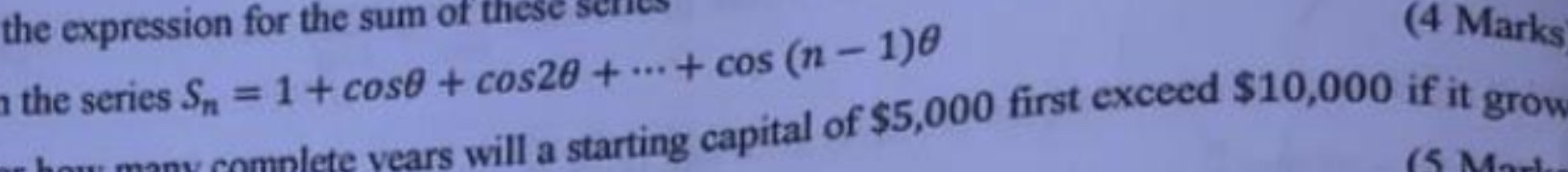 Solved find the sum of the series | Chegg.com