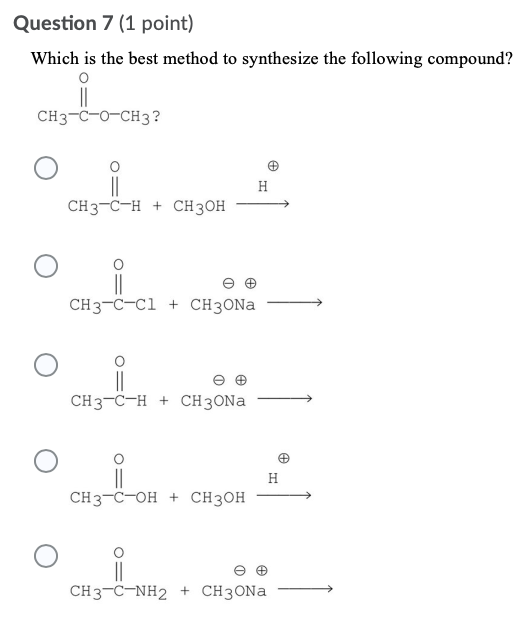 Solved Question 7 (1 point) Which is the best method to | Chegg.com
