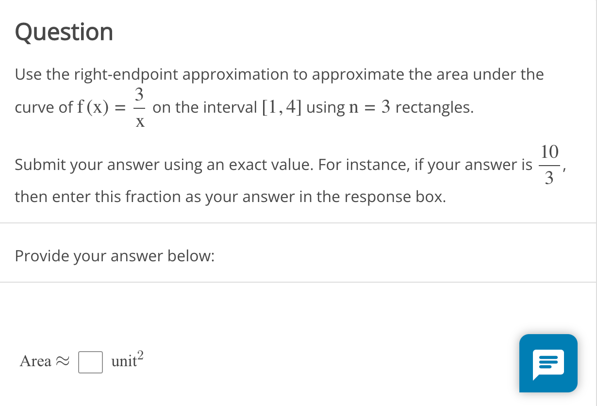 Solved Use the right-endpoint approximation to approximate | Chegg.com