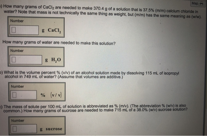Solved How many grams of CaCl2 are needed to make 896.3 g of | Chegg.com