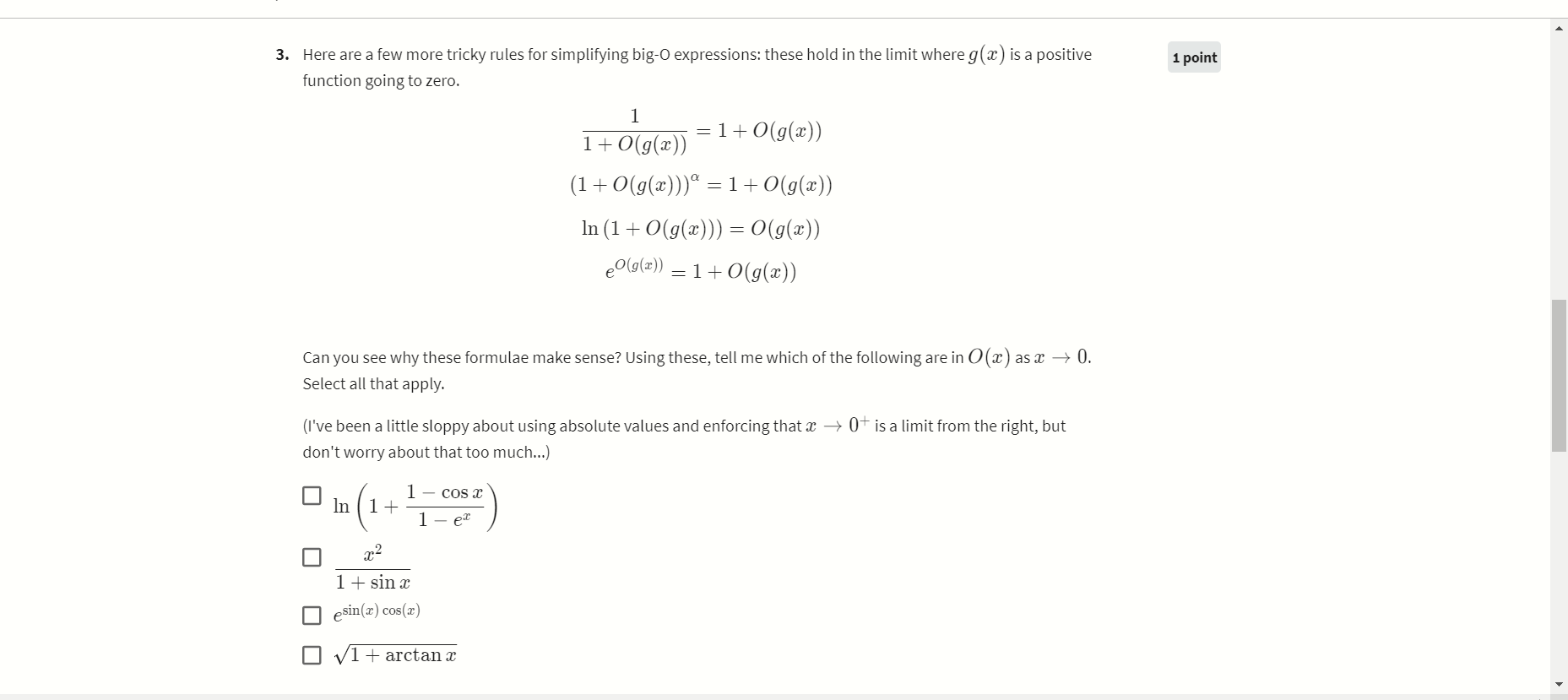 Solved Here are a few more tricky rules for simplifying | Chegg.com