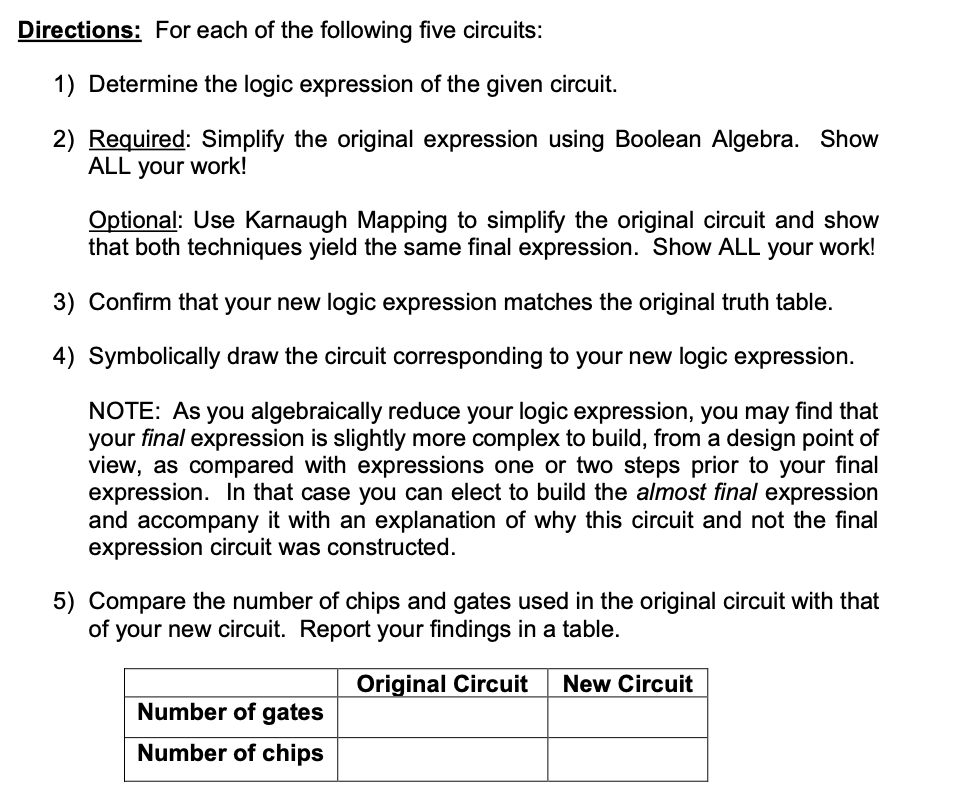 Solved Determine the logic expression for the given circuit | Chegg.com