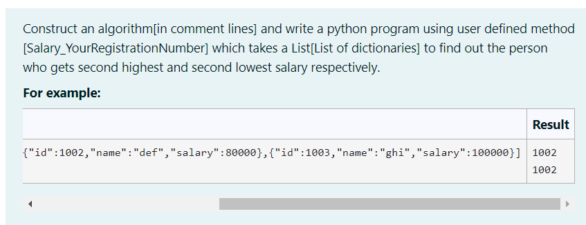 Solved Construct an algorithm[in comment lines] and write a | Chegg.com