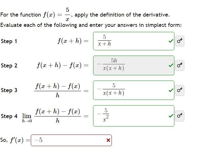 Solved For the function f(x)=x5, apply the definition of the | Chegg.com