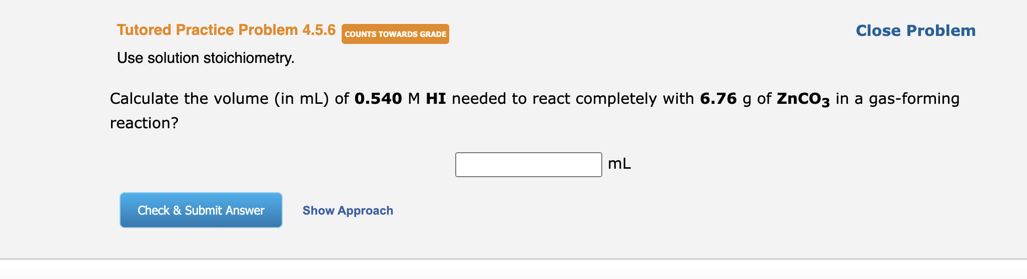 Solved Tutored Practice Problem 4.5.6 Use solution | Chegg.com