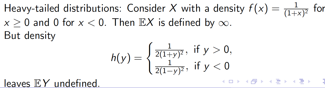 Heavy-tailed distributions: Consider X with a density | Chegg.com