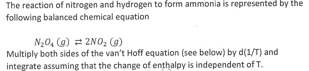 Solved The reaction of nitrogen and hydrogen to form ammonia | Chegg.com