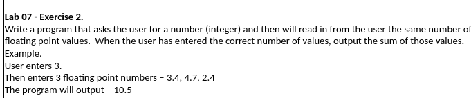 Solved I've got code below for this exercise. But it is not | Chegg.com