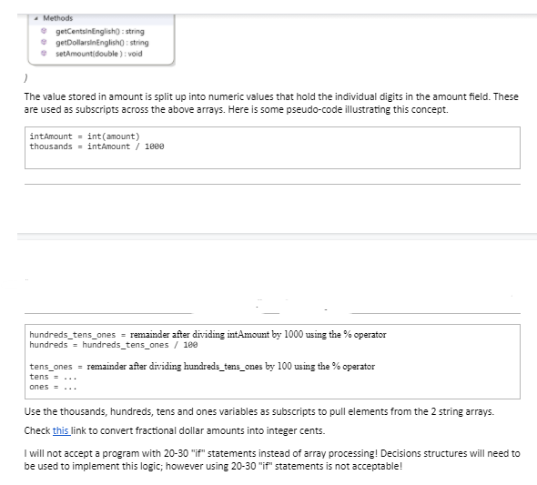 Solved Before you start.. Problem Specifications - | Chegg.com