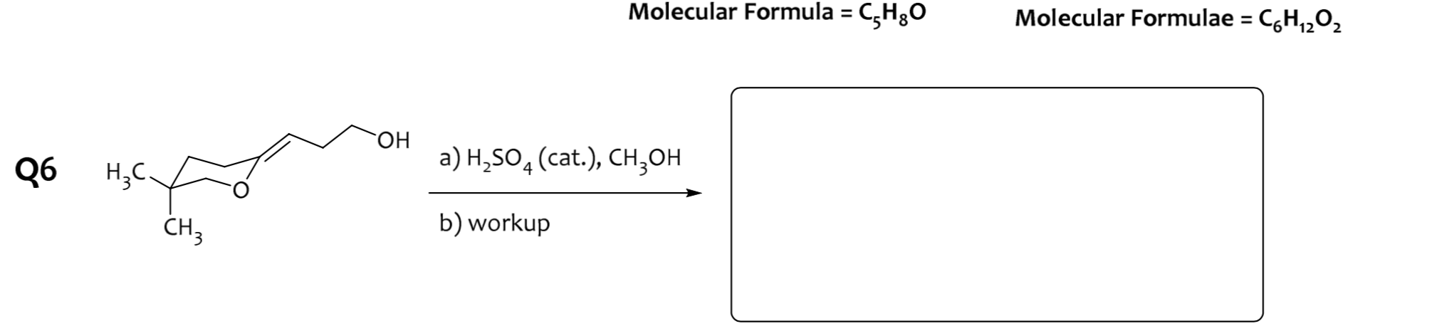 Solved Molecular Formula = CH20 Molecular Formulae = C6H2O2 | Chegg.com