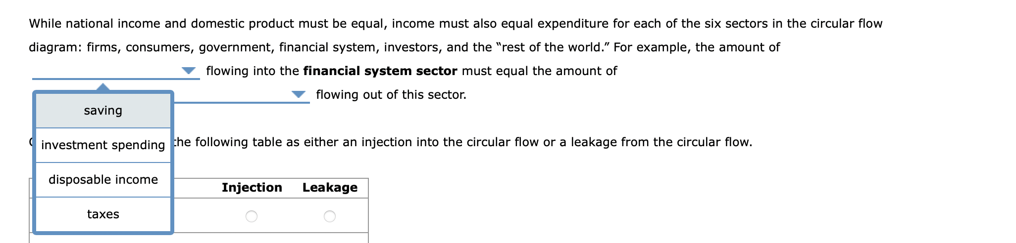 Solved The income and expenditure approaches to measuring a | Chegg.com