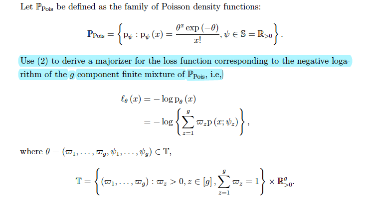 Let PPois be defined as the family of Poisson | Chegg.com