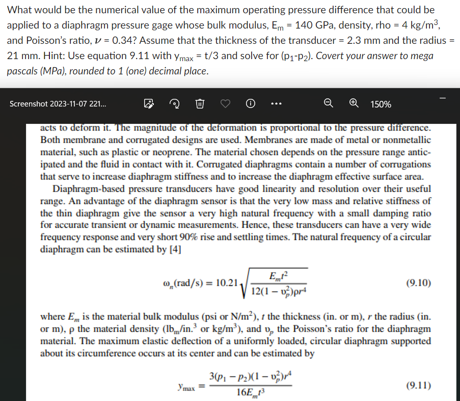Solved What would be the numerical value of the maximum | Chegg.com