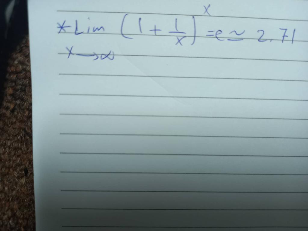 Solved (1+x1)x=e≃2.71 | Chegg.com