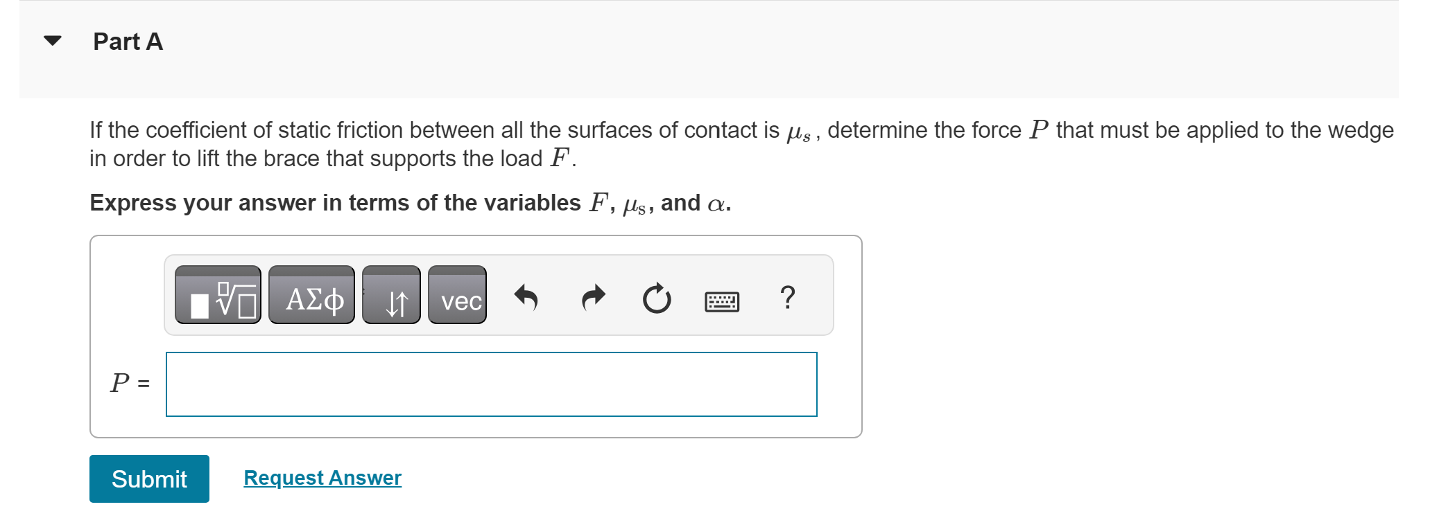 Solved If the coefficient of static friction between all the | Chegg.com