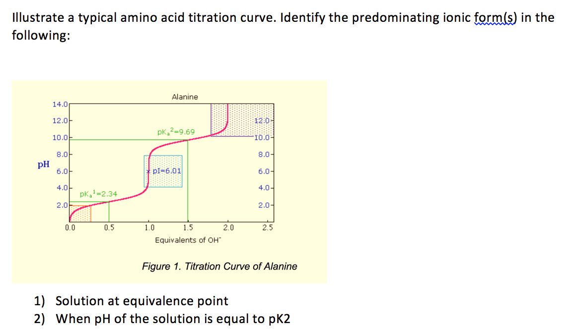 Solved Illustrate a typical amino acid titration curve. | Chegg.com