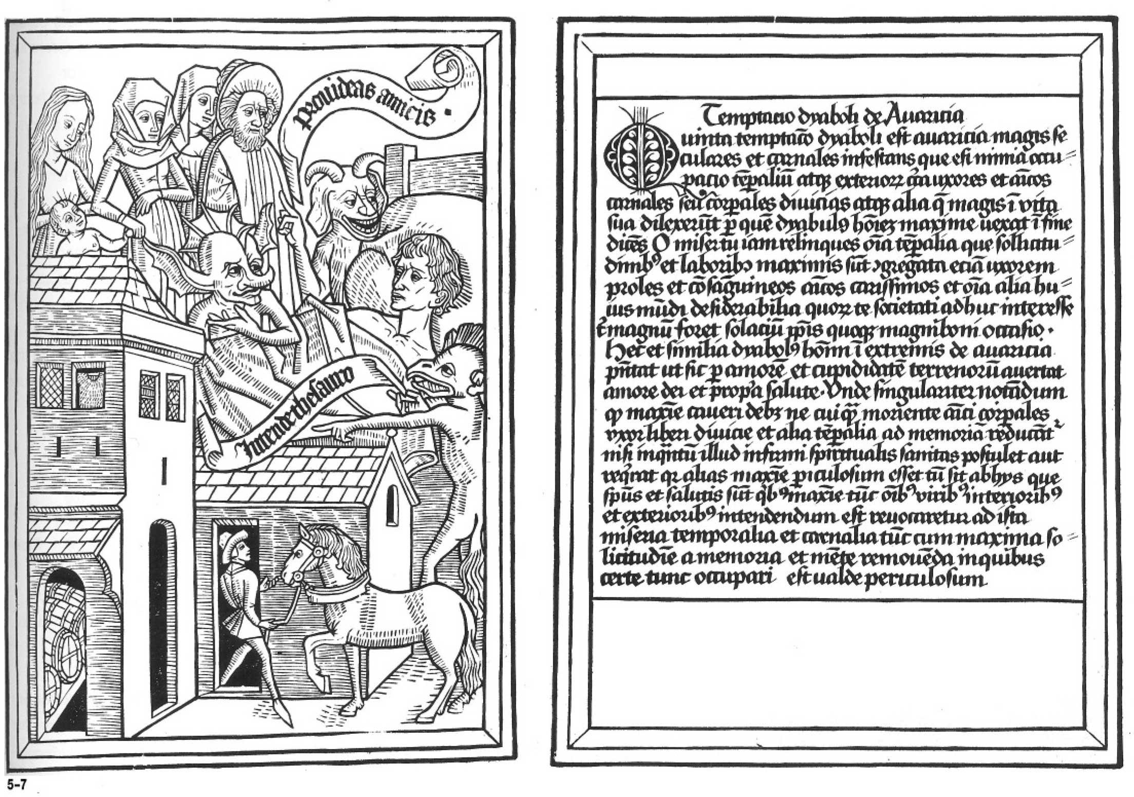 European Woodblock Print