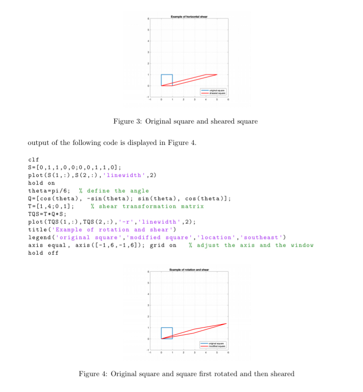 Solved 2. Consider the original square S. First apply the | Chegg.com