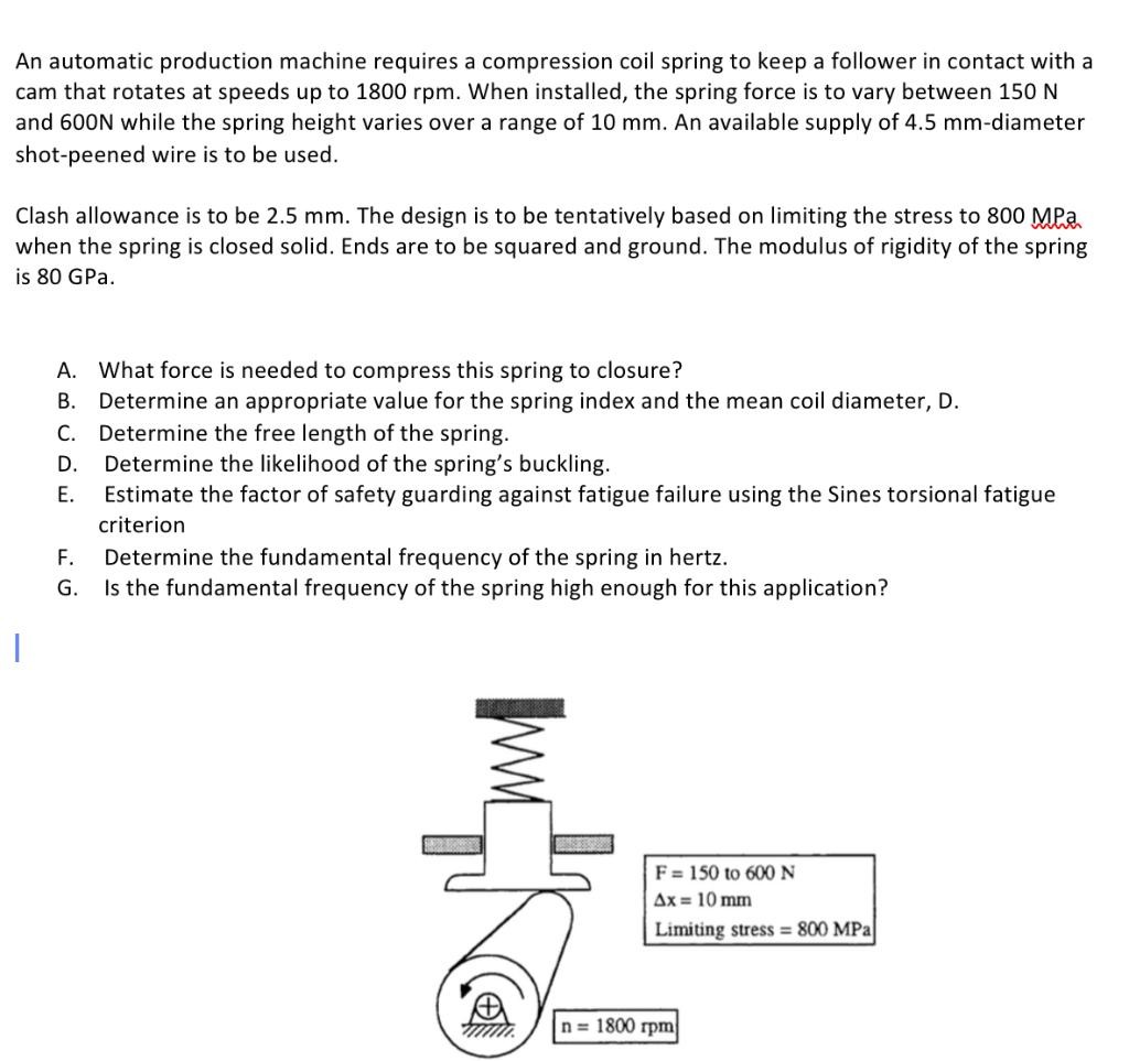 Solved An automatic production machine requires a | Chegg.com