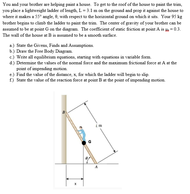 Solved You and your brother are helping paint a house. To | Chegg.com