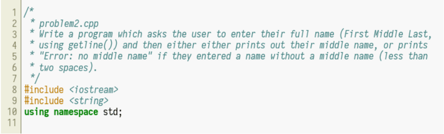 Solved 1 2 Problem2 Cpp 3 Write A Program Which Asks The Chegg