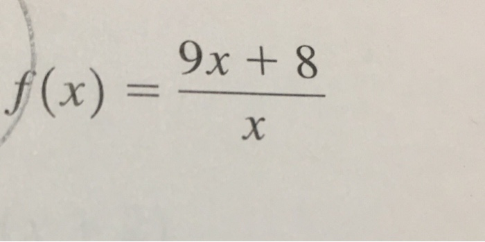 Solved For each rational function, find all numbers that are | Chegg.com