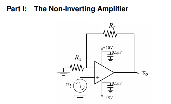 Solved Pre-lab 1. Derive the closed-loop gain of the | Chegg.com
