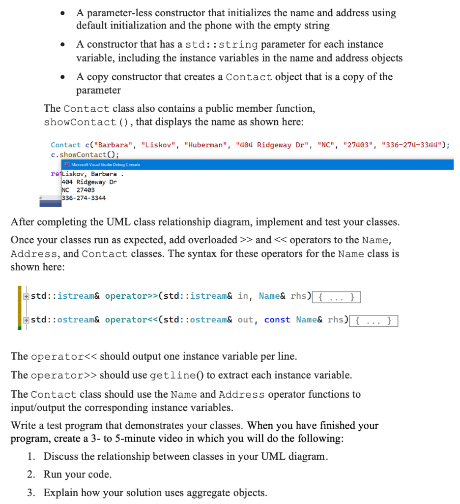 Solved purpose of this assignment is to assess your ability | Chegg.com