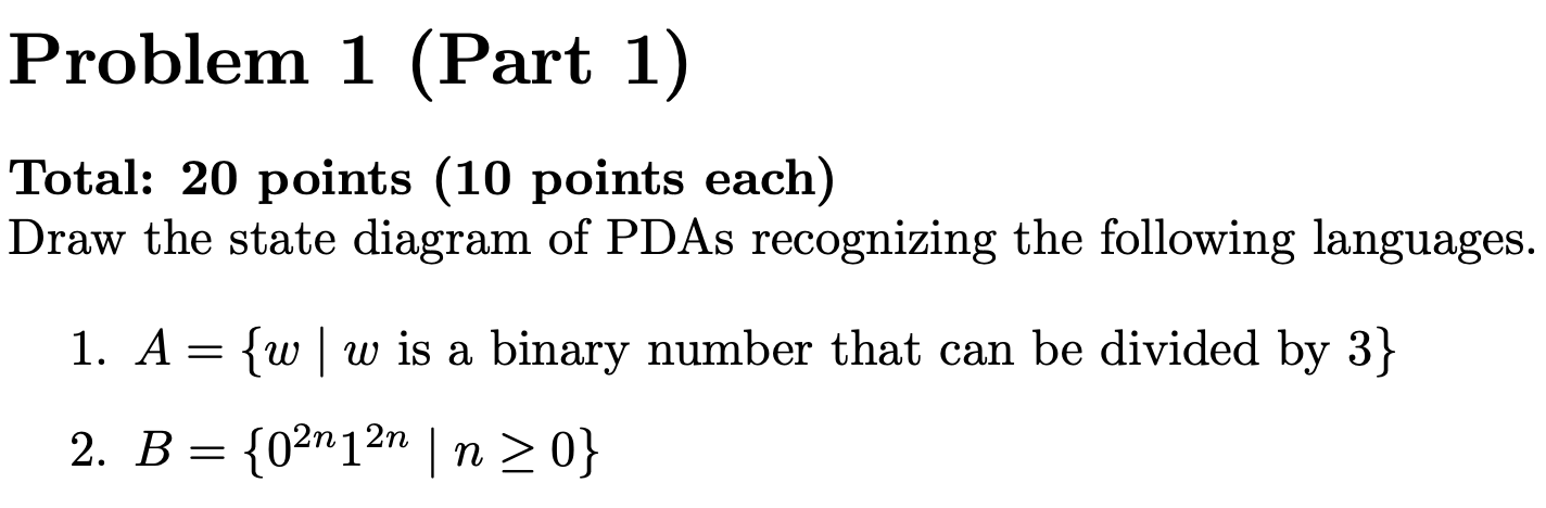 Solved Problem 1 Part 1 Total 20 Points 10 Points Each 3413