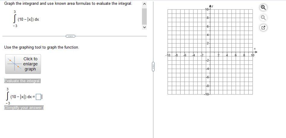 Solved Graph the integrand and use known area formulas to | Chegg.com