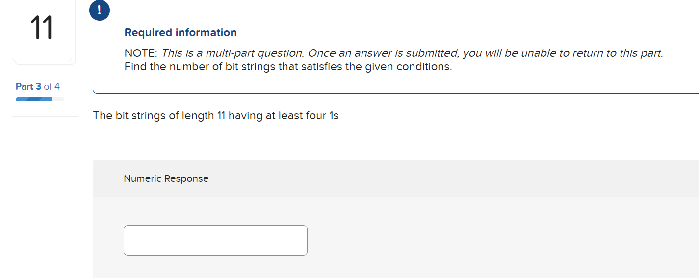 Solved Required information NOTE: This is a multi-part | Chegg.com