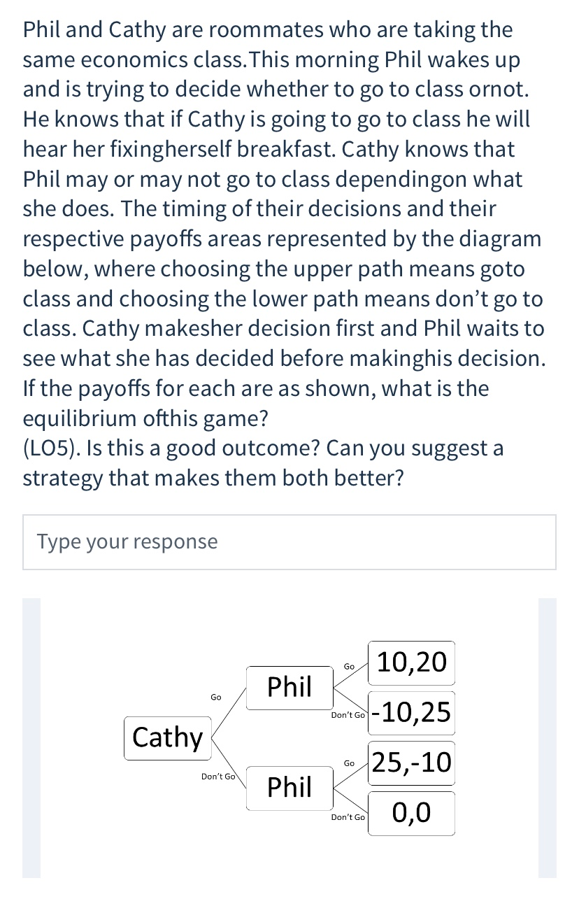 Solved Phil and Cathy are roommates who are taking the same | Chegg.com