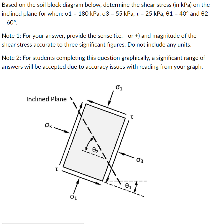 Solved Based on the soil block diagram below, determine the | Chegg.com
