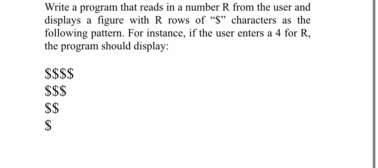 Solved Write A Program That Reads In A Number R From The 1851