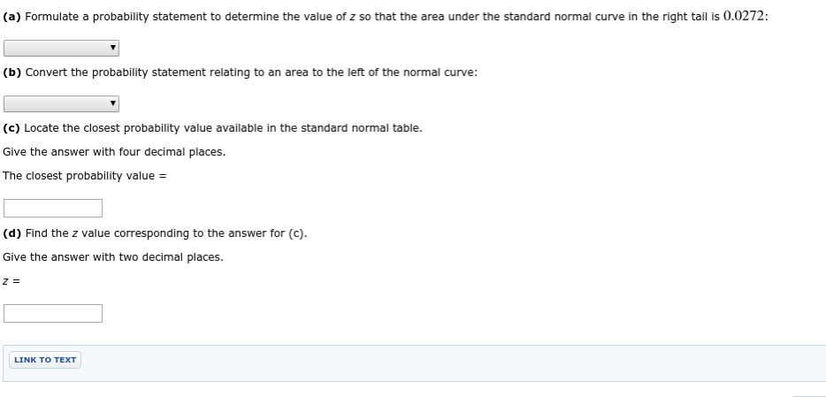 Solved (a) Formulate a probability statement to determine | Chegg.com