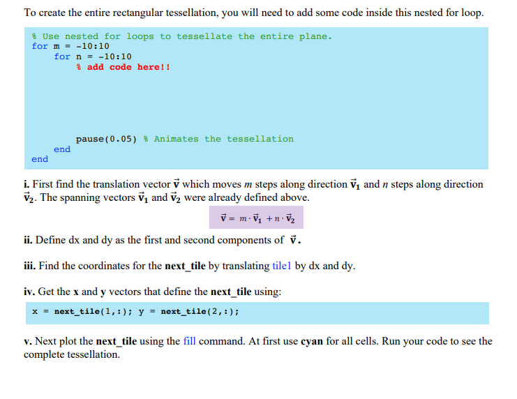 In Matlab. Code I have so far if needed: clc; clear | Chegg.com