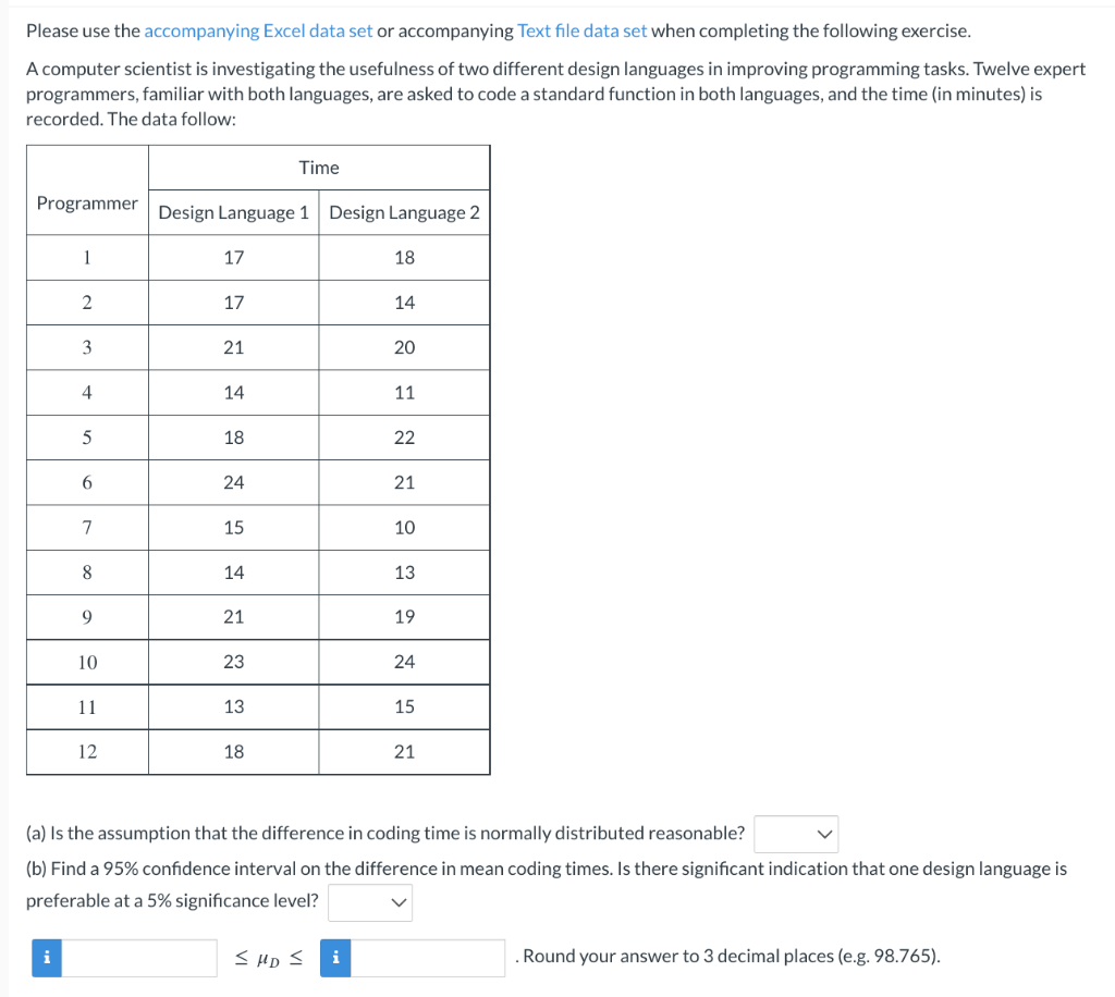 Solved Please use the accompanying Excel data set or | Chegg.com