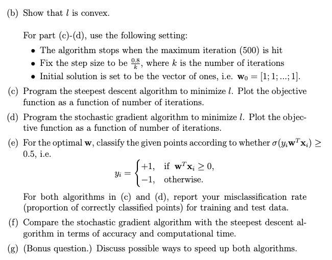 Solved In this question, we will work on logistic | Chegg.com