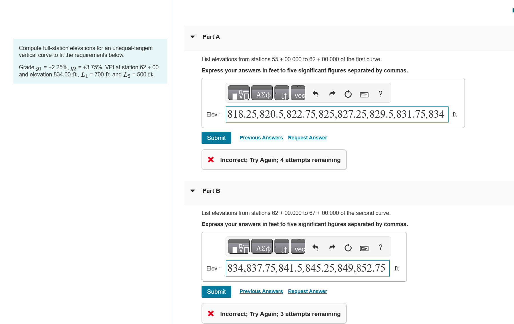 Solved Compute full-station elevations for an | Chegg.com