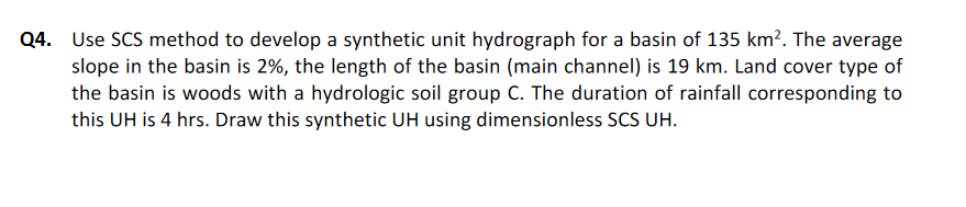 Solved Q4. Use SCS method to develop a synthetic unit | Chegg.com
