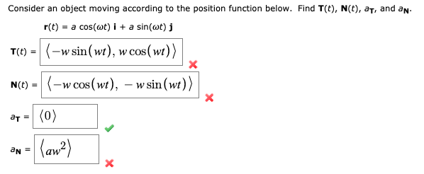 Solved Consider an object moving according to the position | Chegg.com